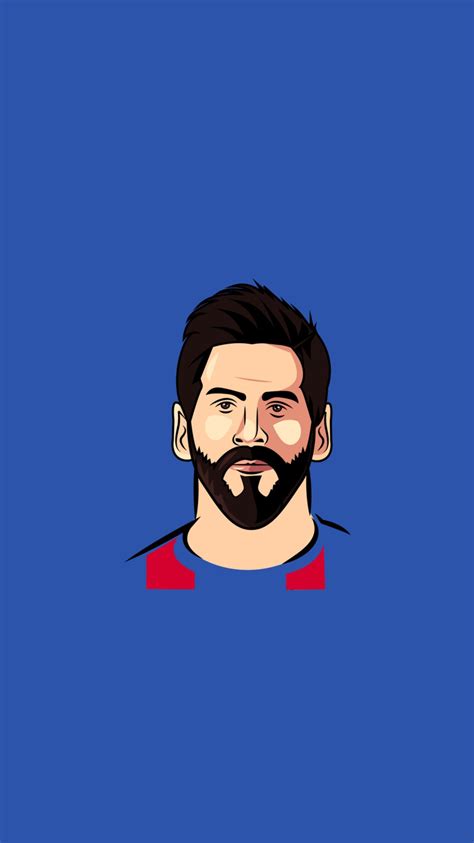 Messi Cartoon Wallpapers 4k Hd Backgrounds On Wallpaperbat