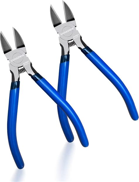 Wire Cutters 2 Pack Kaihaowin 6 Inch Wire Cutters Set Spring Loaded