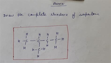 Isopentane Structure