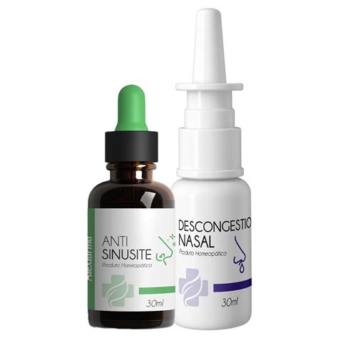 Kit Anti Sinusite E Descongestionante Nasal Alexfarma