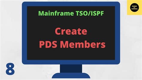 Create Pds Members In Tsoispf Mainframe Tsoispf Tutorial Part 8 Youtube
