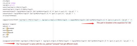 the return value in the process of cvx is incorrect cvx forum a