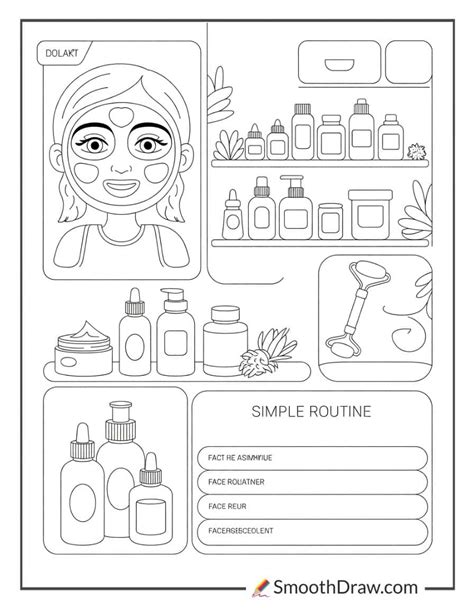 41 Skincare Coloring Pages Free Pdf Printables