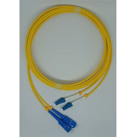 Jual Kabel Fiber Optik Patchcord Patch Cord Singlemode SM Duplex DX SC LC 2 Meter