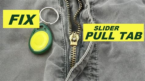 Life Hack To Fix A Broken Zipper Pull Tab Youtube