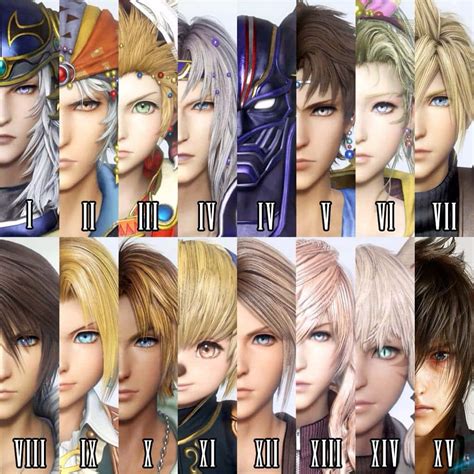 Download Epic Group Of Final Fantasy Characters Wallpaper
