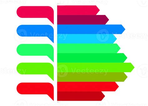 Five Steps Colorful Object For Infographic Template 12375895 Png