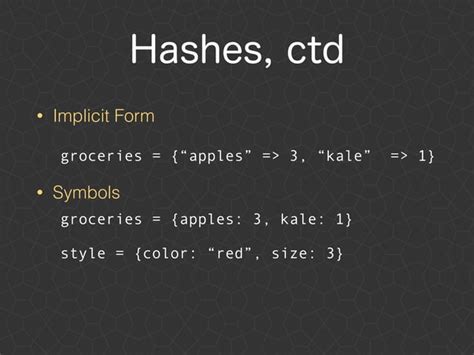 Ruby Data Types Ppt