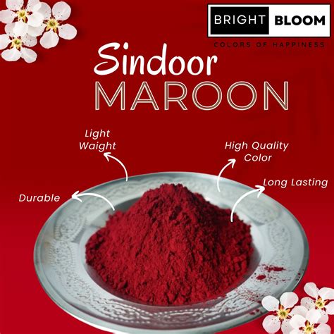 Sindoor Maroon 30g With Herbs Extracts And No Side Effects And No Hair
