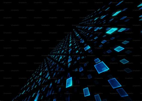 Abstract Defocus Digital Technology Backgroundrepresent Big Data And
