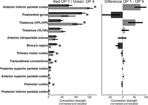 The Statistical Analysis Of The Anatomical Connectivity Data Revealed A