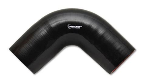 Vibrant 2745 35″ 90° Silicone Elbow Coupler 4‑ply Black Universal Ebay