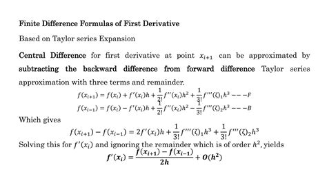 Numerical Differentiation And Integration Pptx