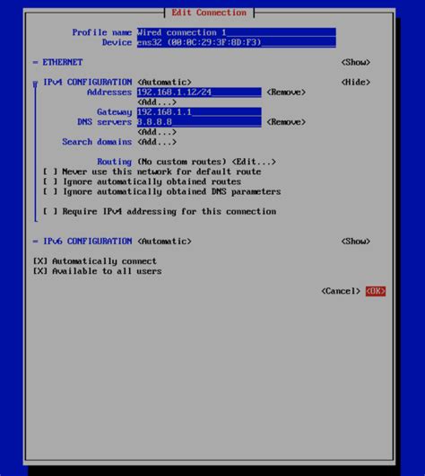 Connector Deployment For The Static Network Configurations OVA