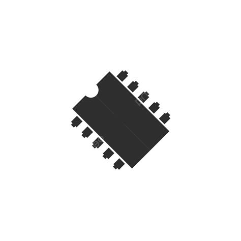 Ic Electronic Component Icon Vector Design Power Vector Communication