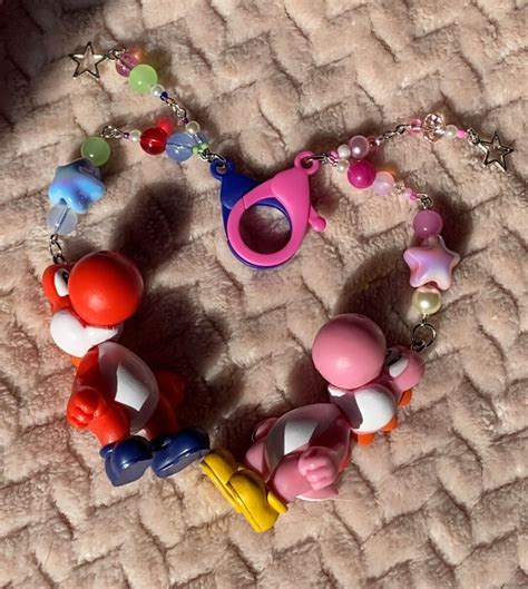 Yoshi Star Keychains Etsy