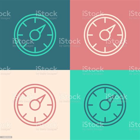 컬러 배경에 고립 된 5g 아이콘을 가진 팝 아트 라인 디지털 속도 계기준 글로벌 네트워크 고속 연결 데이터 속도 기술 벡터 0명에 대한 스톡 벡터 아트 및 기타 이미지