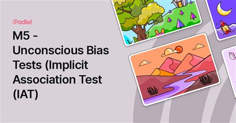 M5 Unconscious Bias Tests Implicit Association Test Iat
