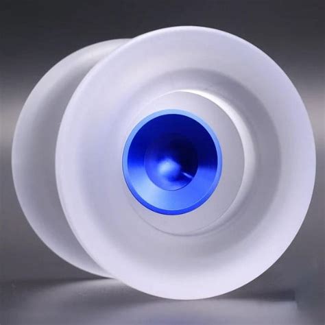 Magicyoyo Polycarbonate H01 Yo Yo Clear White With Blue Hub 57mm