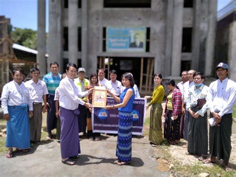 ဂျပန်ပညာတော်သင် ကျောင်းသားဟောင်းများအသင်း Myanmar Rotary Yoneyoma Alumni Association မှ ဦးသန့