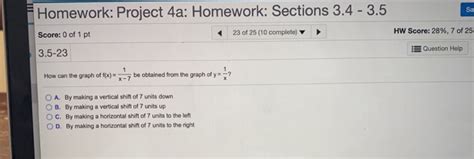Solved Ihomework Project 4a Homework Sections 3 4 3 5 Sa