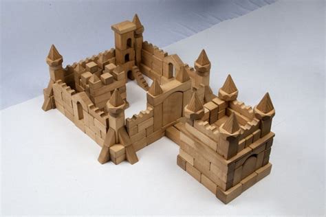 Wooden Building Blocks Classic Toy Blocks Natural