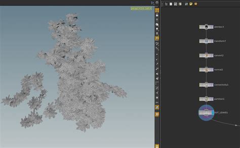 Copying My Leaf Model Into Place Of My Speedtree Leaves For Simulation