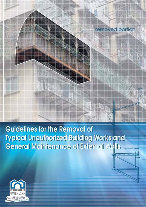 Guidelines For The Removal Of Typical Unauthorized Building Works