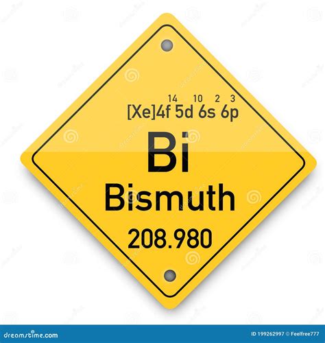 Bismuth Periodic Elements Business Artwork Vector Graphics Stock Illustration Illustration Of