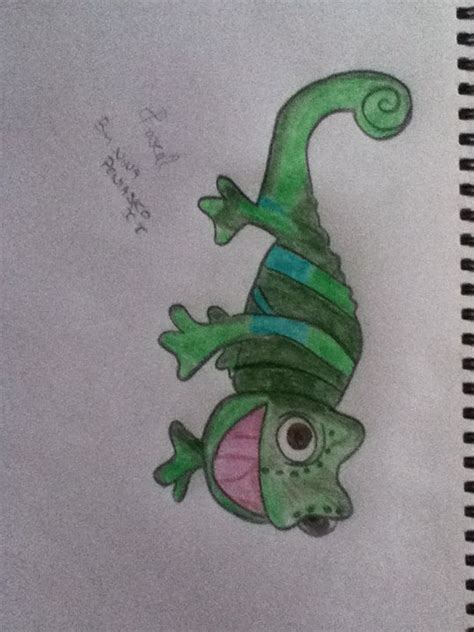 Pascal From Disneys Tangled By Ninalovescutethings On Deviantart