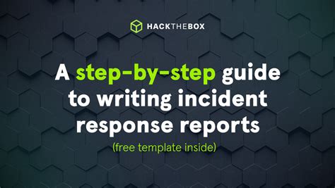 A Realistic Template For Writing Incident Response Response Reports
