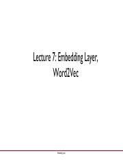 Understanding Embedding Layers and Word2Vec in NLP | Course Hero