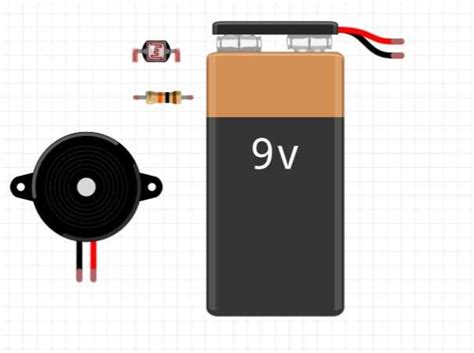 alarma y sensor de luz de arduino paso 1 reunir piezas