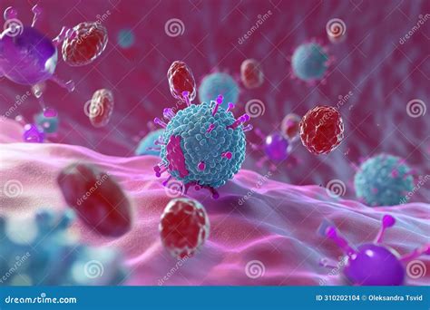 Virus Infect A Body Cell Viral Infection The Influenza Virus Attacks