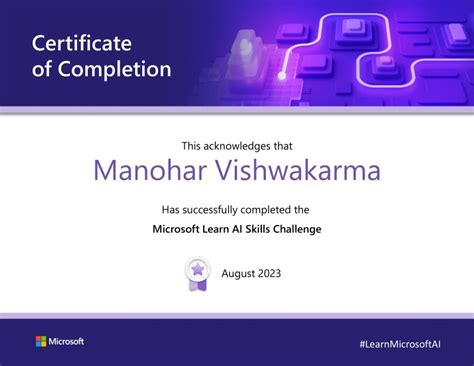Manohar Vishwakarma On Linkedin Microsoftlearning Microsoftazure