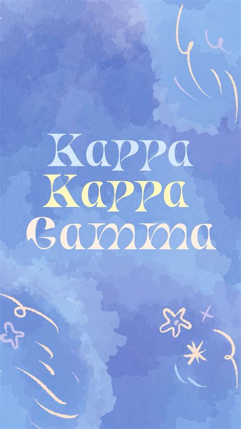 Kappa Kappa Gamma Sorority Graphic Design Sorority Rush Week