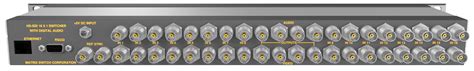 Matrix Switch Msc Hd161del 16 Input 1 Output 3g Sdi Video Router With