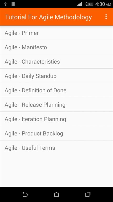 Agile Methodology Tutorial Apk للاندرويد تنزيل