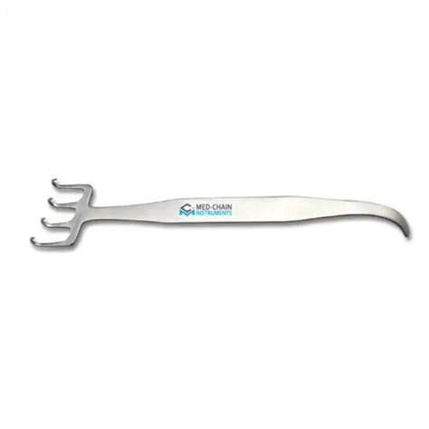 Freeman Rake Retractor 4 Sharp Prongs 18cm