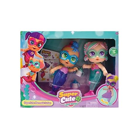 Bizak Super Cute Mini Sirènes Kala Et Gabi De 12 Cm De Haut Avec Qu