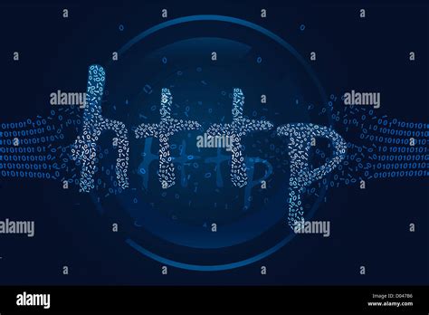 Illustration Of Abstract Binary Background Stock Photo Alamy