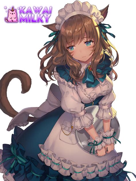 Neko Girl Render By Kawaimilky On Deviantart