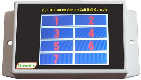 Greevis Red Wireless Opd Token Calling System Dimension 100mm W