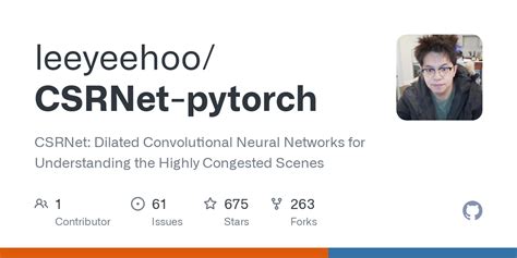GitHub Leeyeehoo CSRNet Pytorch CSRNet Dilated Convolutional Neural Networks For