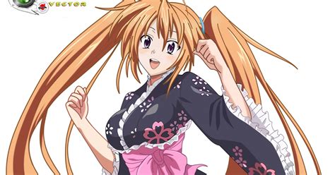 Highschool Dxd Shidou Irina Hyper Cute Yukata Hd Vector V Ors Anime