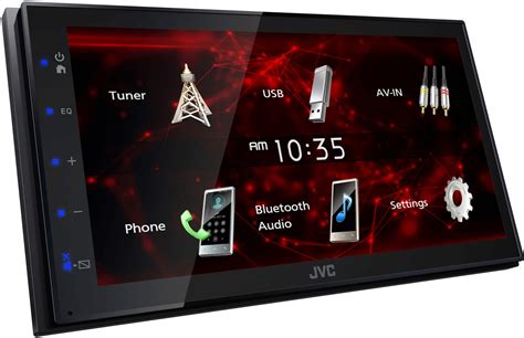 Jvc 6 8″ Bluetooth Digital Media Dm Receiver With Rear Camera Input And Parking Guidelines