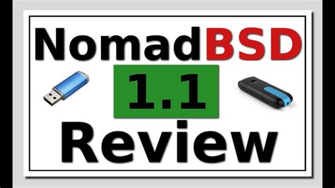 A Perusal Of NomadBSD Bit Live USB YouTube