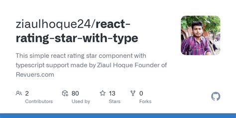 Github Ziaulhoque24react Rating Star With Type This Simple React