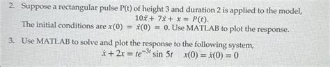 Solved Show Steps For Matlab Code Be As Clear As Possible Chegg