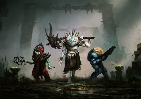 Murlocs By Jjcanvas On Deviantart Warcraft Art Space Marine Cosplay Storm Art
